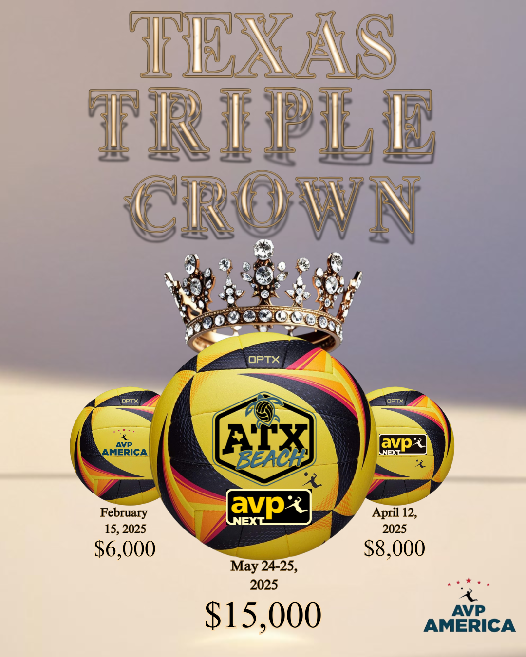 ATX Beach Men’s & Women’s Triple Crown Series #2 $8,000 Purse
